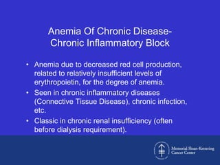 approach to the diagnosis of anemia | PPTX