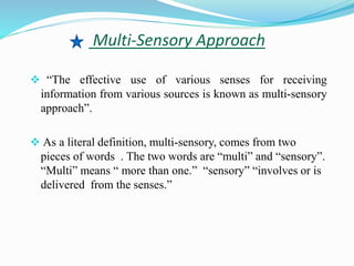 Multisensory | PPTX