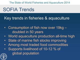 The State of World Fisheries and Aquaculture (SOFIA) | PPTX