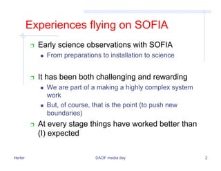 SOFIA Early Science with FORCAST | PPT