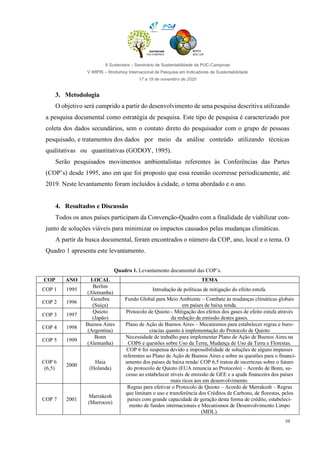 conferencias ambientais COPS desenvolvimento sustentavel - | PDF