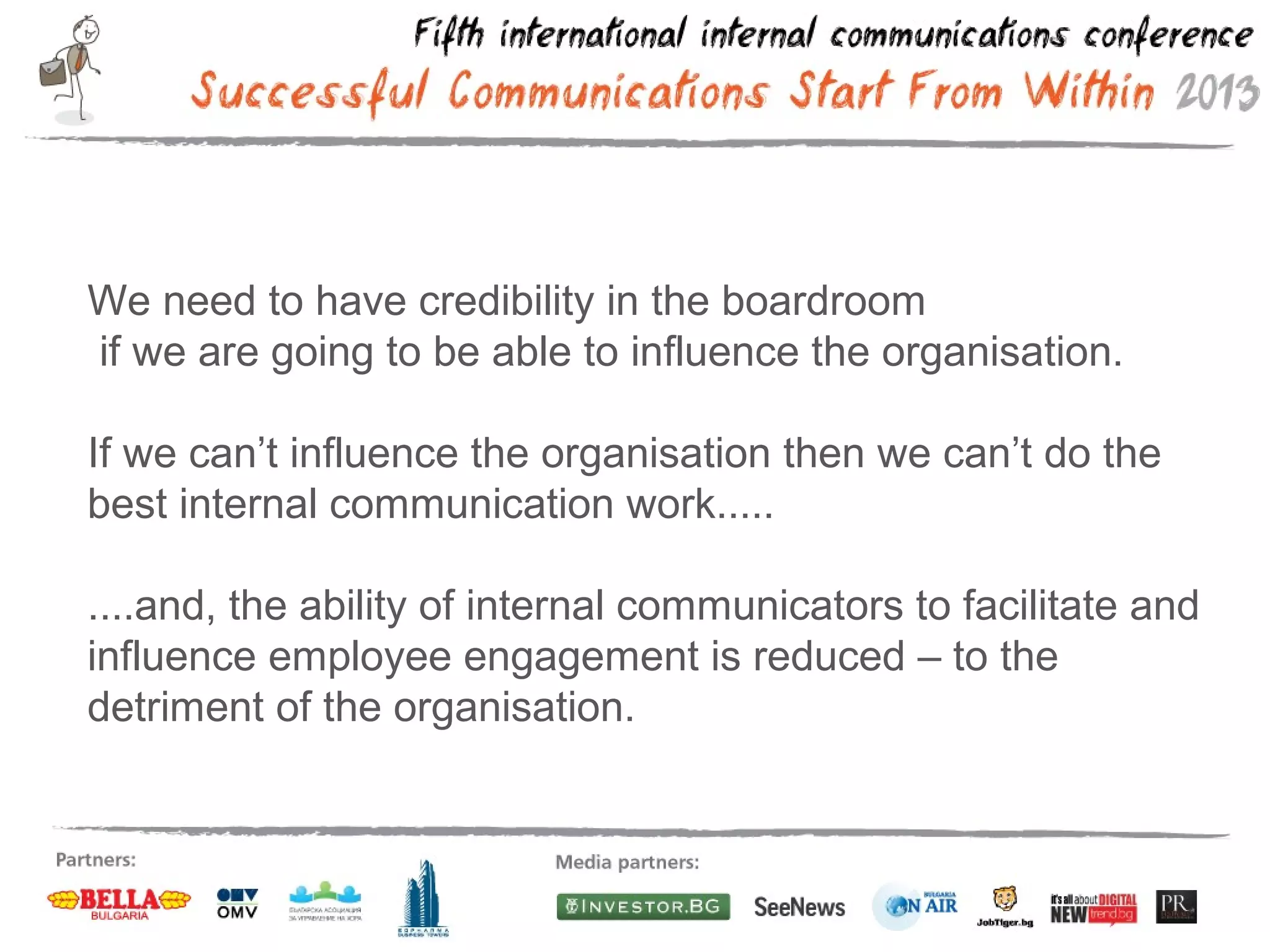 Good communication starts from within - internal communication ...