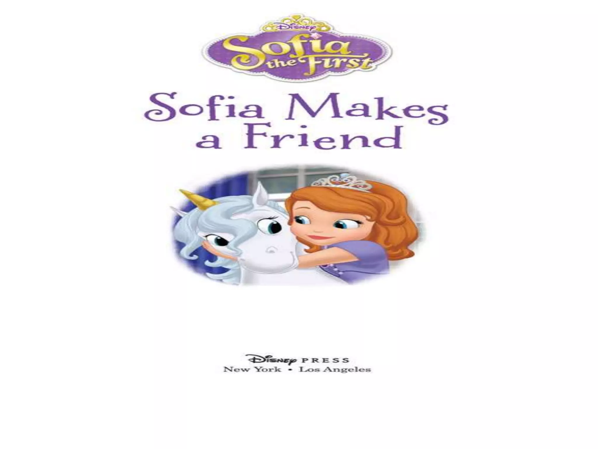 Sofia makes a friend | PPTX