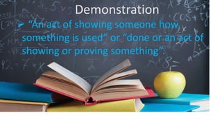 Lesson 10 Demonstration in Teaching | PPTX