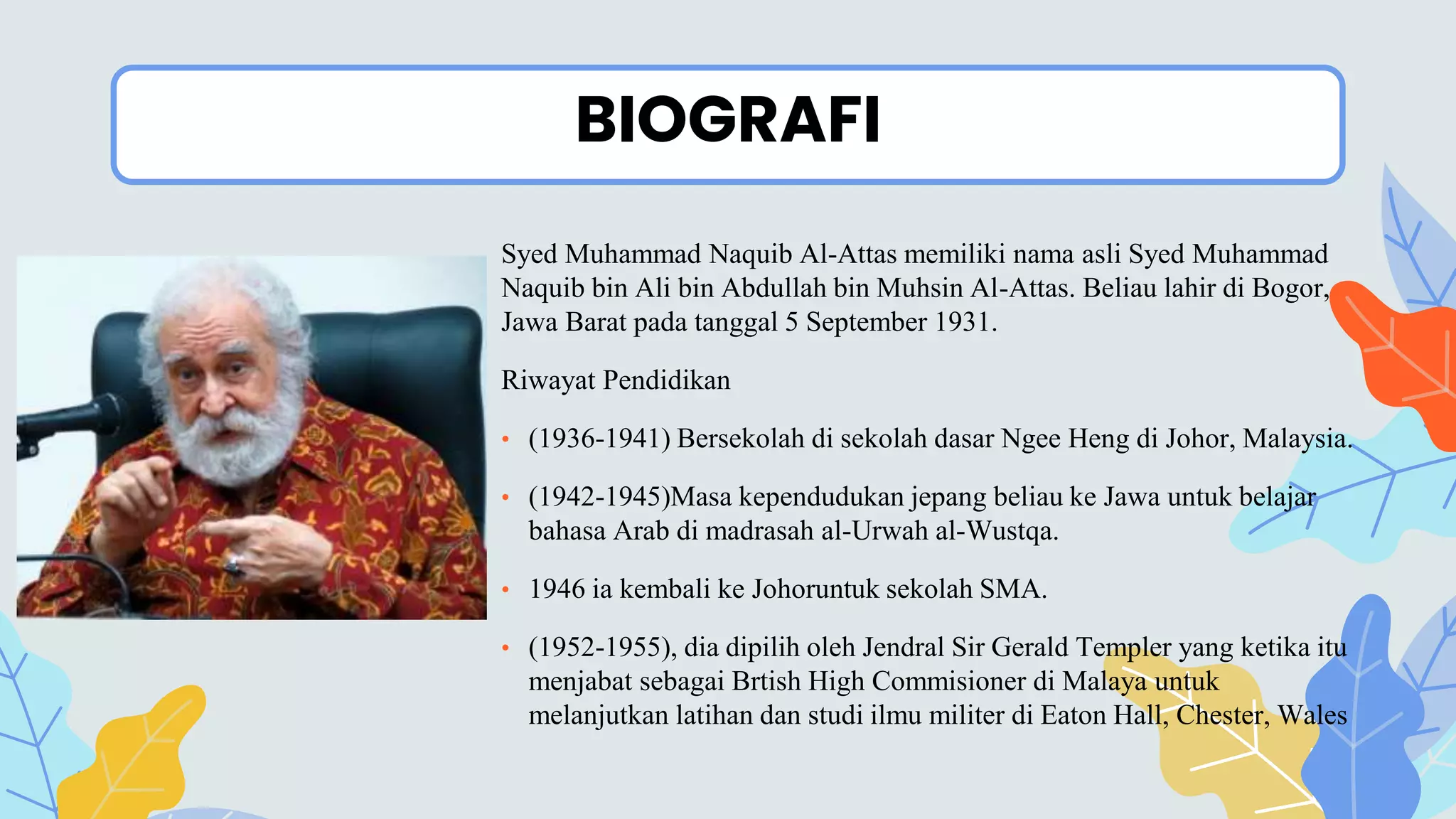 Syed Muhammad Naquib Al-Attas | PPTX