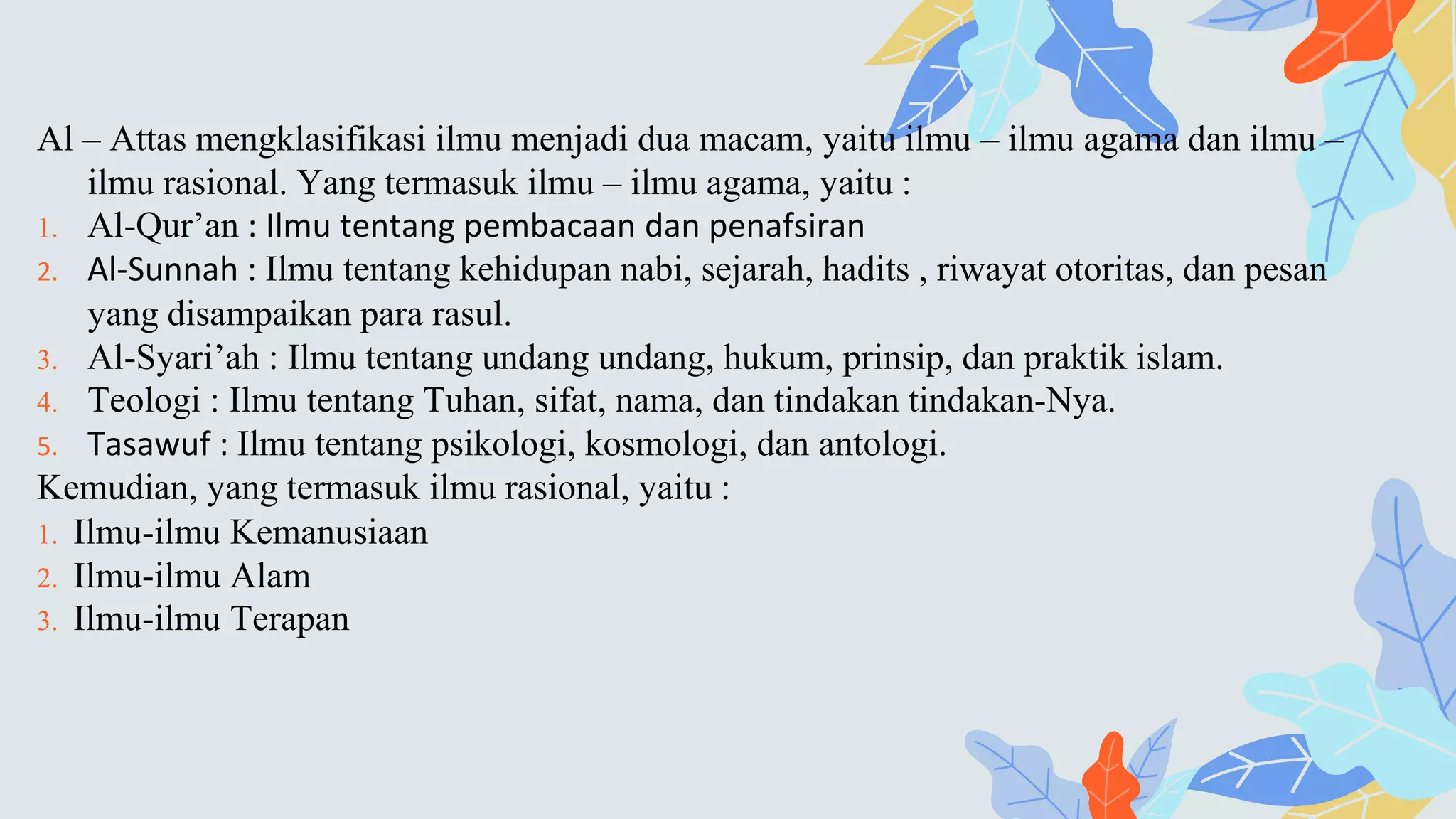 Syed Muhammad Naquib Al-Attas | PPTX