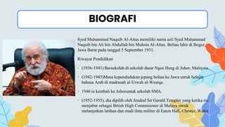 Syed Muhammad Naquib Al-Attas | PPTX