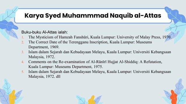 Syed Muhammad Naquib Al-Attas | PPTX
