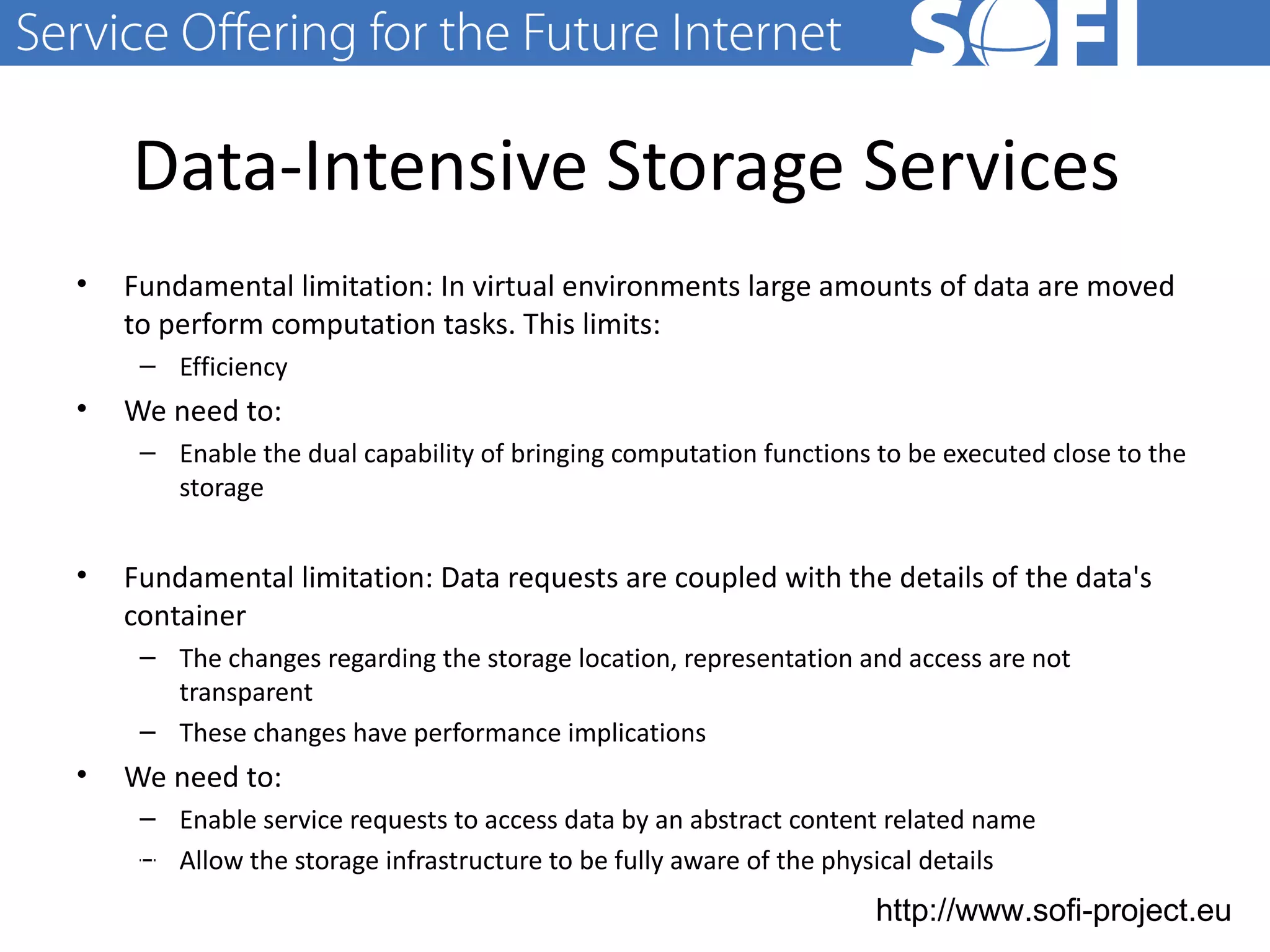 Data Intensive Services | PPT | Data Storage and Warehousing | Computing