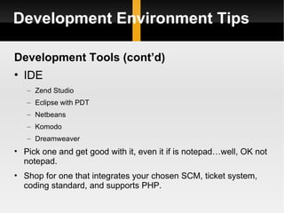 Development Environment Tips | PPT