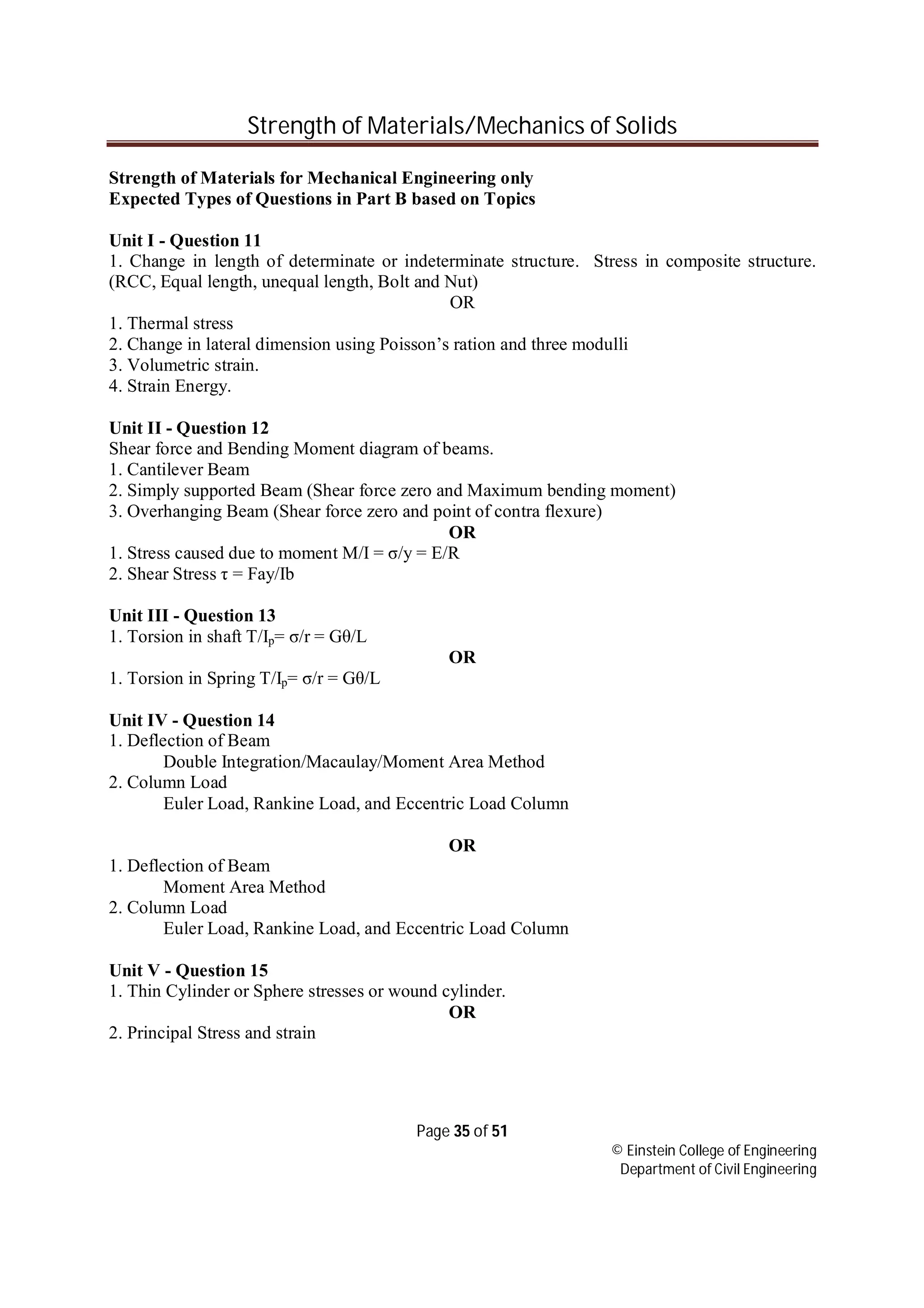 mechanics of solid | PDF