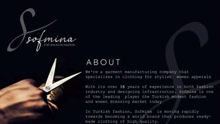 Sofmina Corparate Profile | PPT
