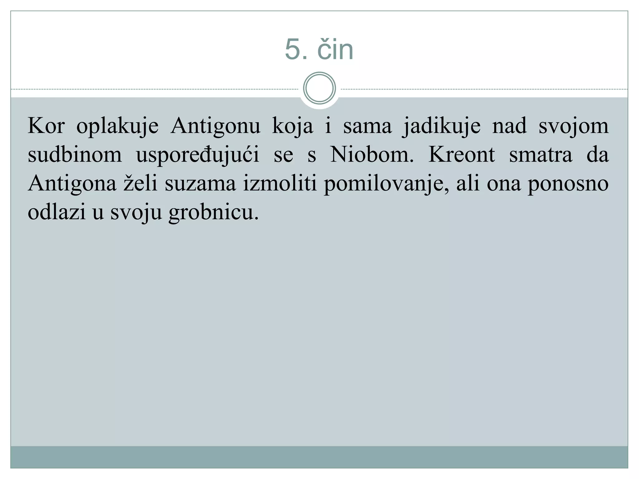 Sofoklo, Antigona | PPTX