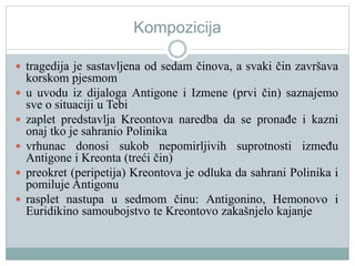 Sofoklo, Antigona | PPTX