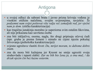 Sofoklo, Antigona | PPTX