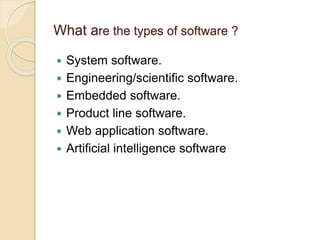 SoftWare processing and their rules for How to process | PPTX