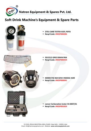 Soft Drink Machine | Beverage Equipment & Spare Parts Solution Provider ...