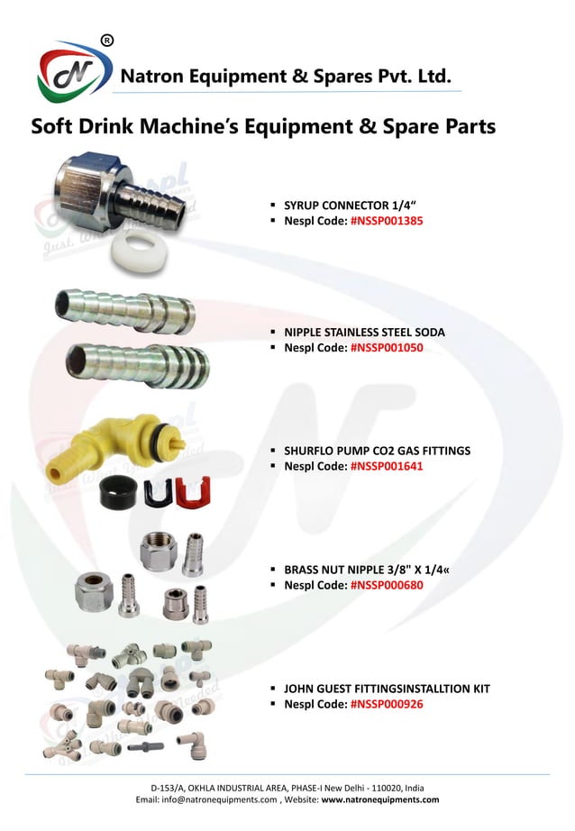 Soft Drink Machine | Beverage Equipment & Spare Parts Solution Provider ...