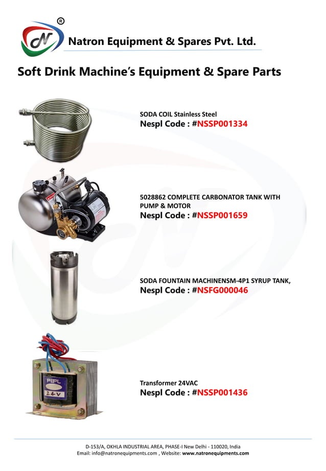 Soft Drink Machine | Beverage Equipment & Spare Parts Solution Provider ...