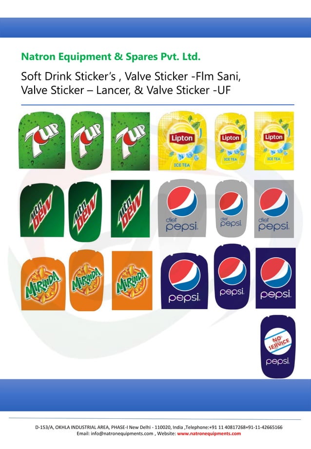 Soft drink Stickers | PDF