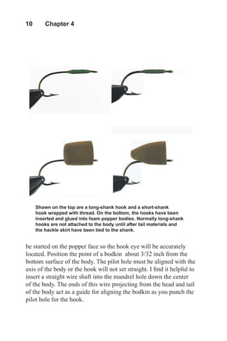 Tying Bass Poppers Soft foam bodies | PDF