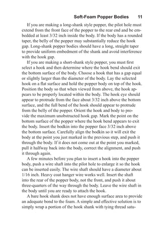 Tying Bass Poppers Soft foam bodies | PDF