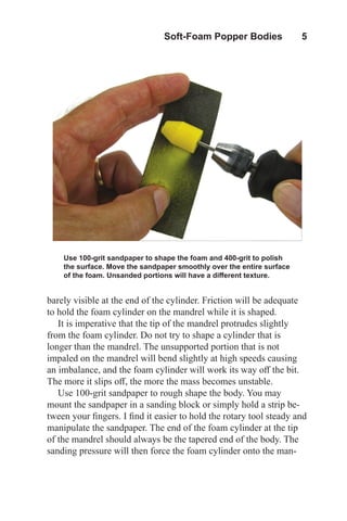 Tying Bass Poppers Soft foam bodies | PDF