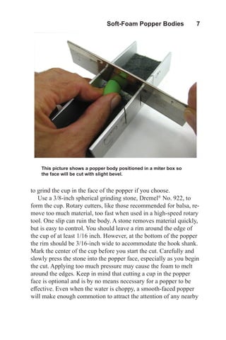 Tying Bass Poppers Soft foam bodies | PDF