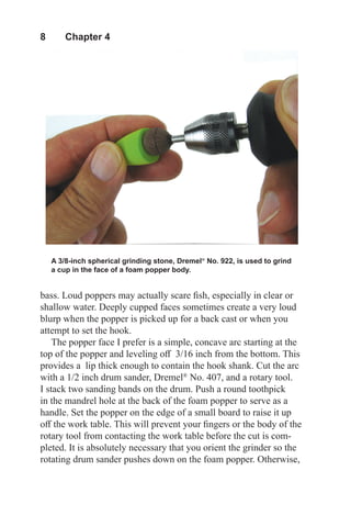 Tying Bass Poppers Soft foam bodies | PDF