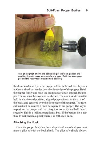 Tying Bass Poppers Soft foam bodies | PDF