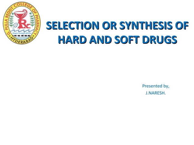 Soft and hard drugs | PPT | Endocrine and Metabolic Diseases | Diseases ...