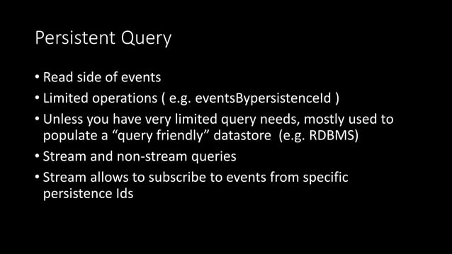 Using Akka Persistence To Build A Configuration Datastore Ppt 