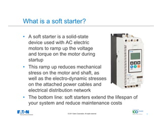 Advantages of Soft Start Motor Control | PDF