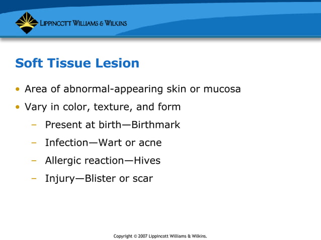 Soft Tissue Lesions | PPT | Skin and Dermatology | Diseases and Conditions