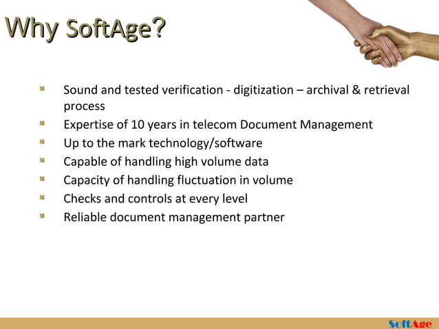 Soft age 6 service modules | PPT