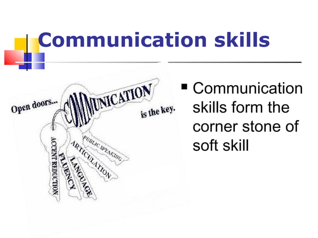 Soft and communication skills | PPT | Family and Relationships