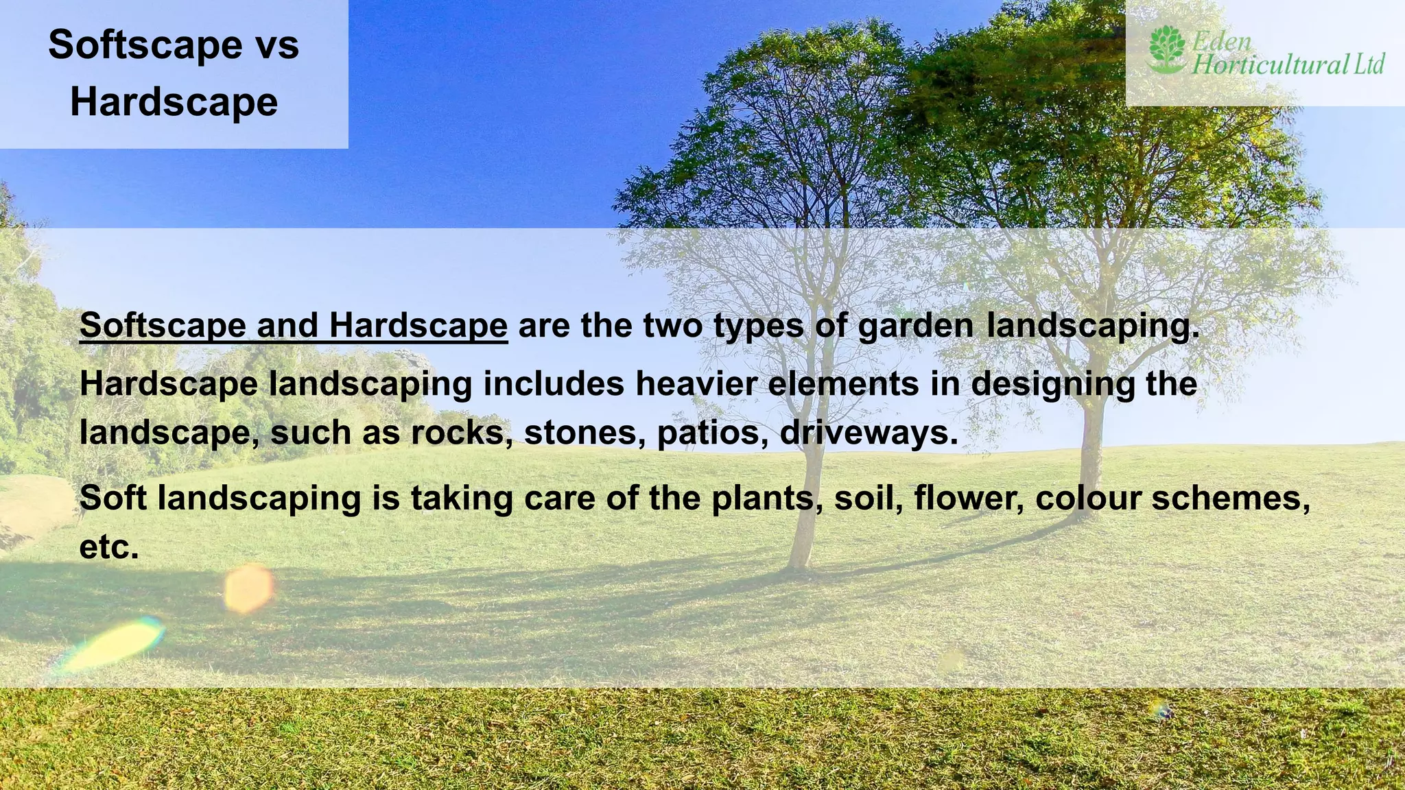 Soft and Hard Landscaping | PPTX