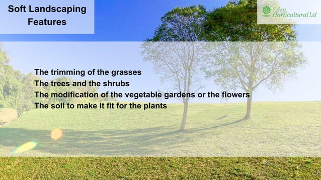 Soft and Hard Landscaping | PPTX