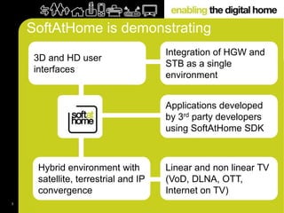Soft At Home At Bbwf And Ibc 3 D Experience | PPTX | Home Entertainment ...