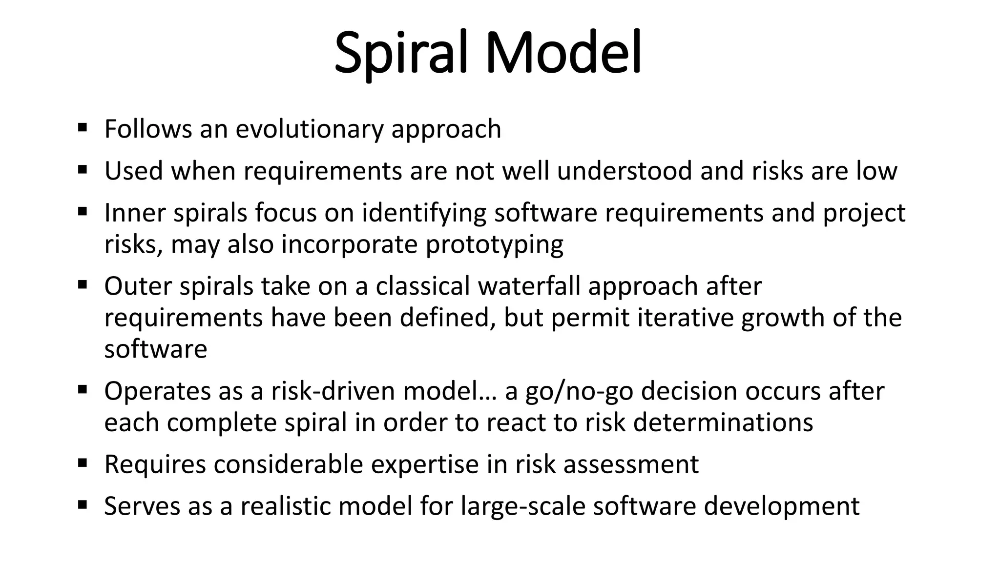 Prescriptive Process Modelsoftware Engineering Pptx Computer Software And Applications