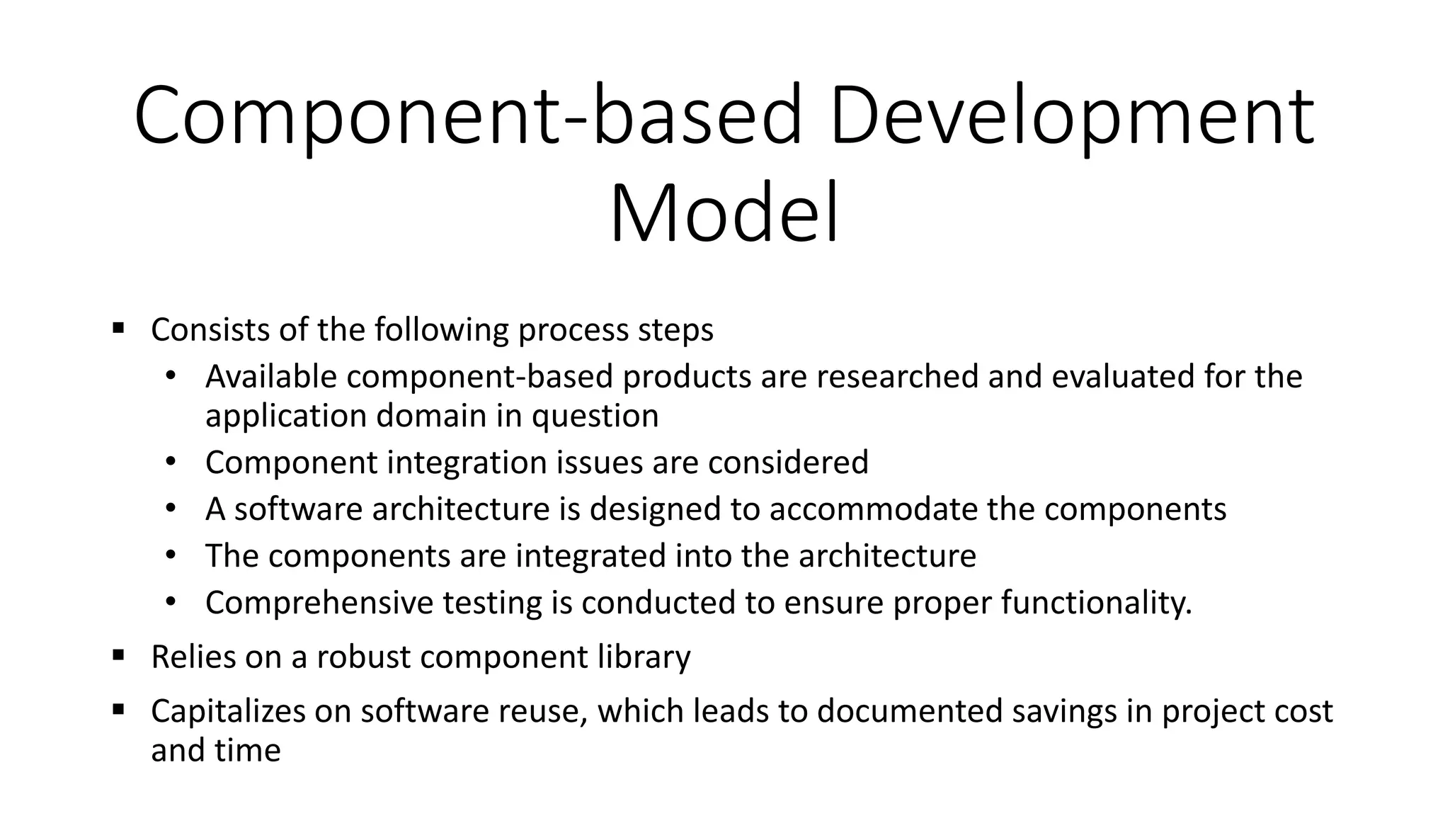 Prescriptive Process Modelsoftware Engineering Pptx Computer Software And Applications