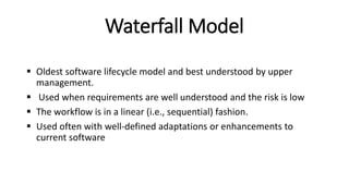PRESCRIPTIVE PROCESS MODEL(SOFTWARE ENGINEERING) | PPTX
