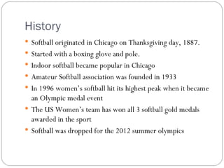 Softball | PPT