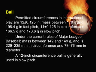 Softball | PPT