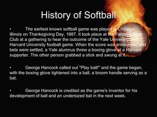 Softball | PPT