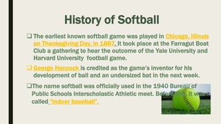 softball ppt. | PPTX | Baseball | Sports