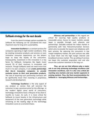 Softbank Japan - Technology Strategy Analysis | PDF