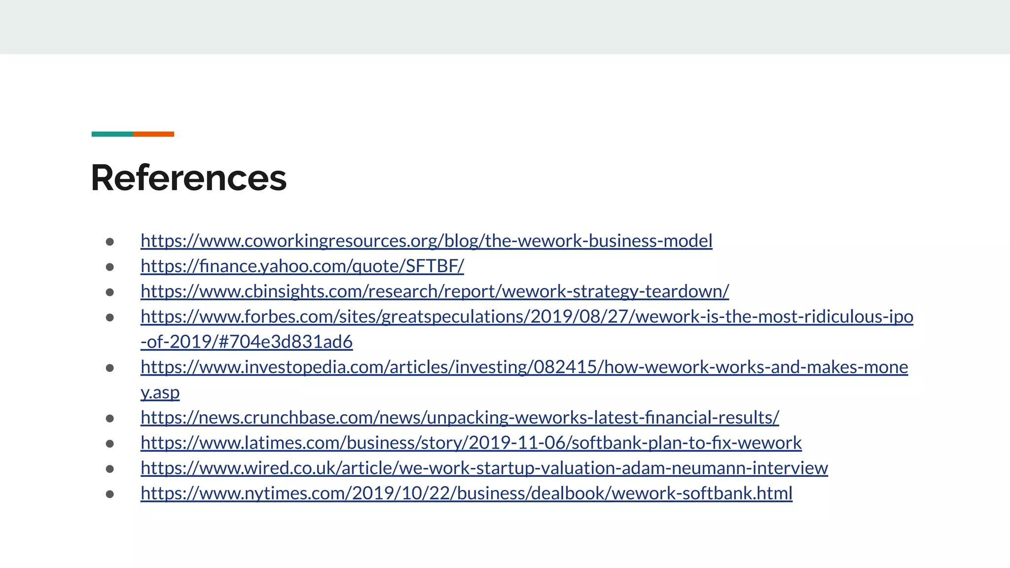 Soft bank wework company presentation | PDF