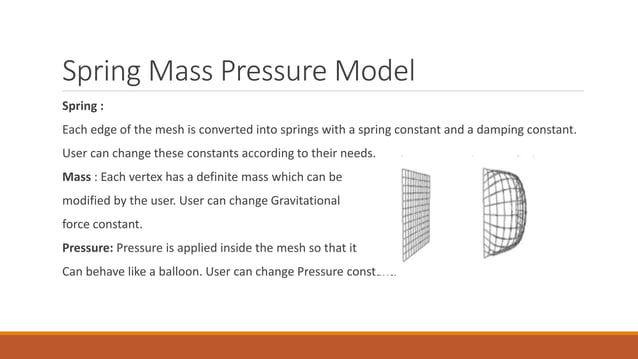 Soft body simulation | PPTX