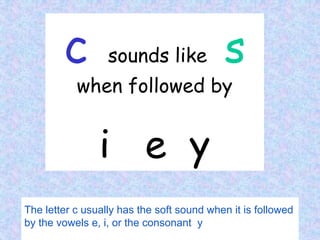 Soft c and hard c | PDF